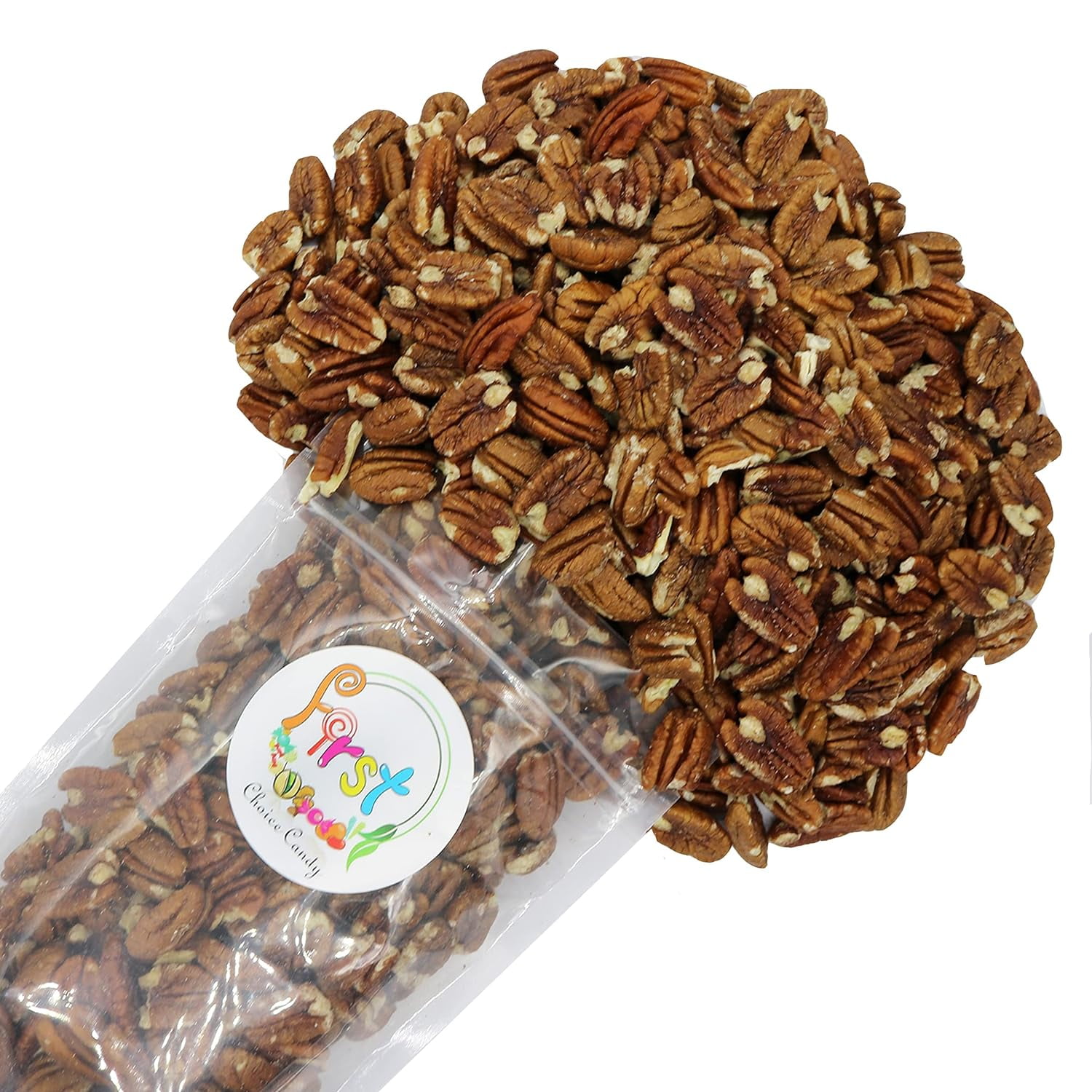 Healthy Gourmet Unsalted Natural Pecans, 1 Pound - Walmart.com