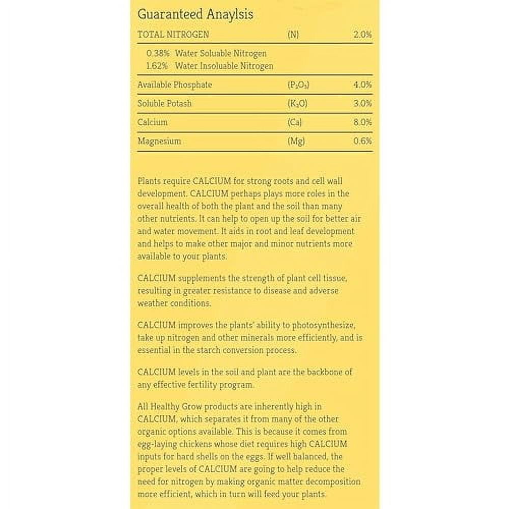 Healthy Grow HGR 243 CP25 Coop Poop Lawn and Garden Food, 25-Pound ...