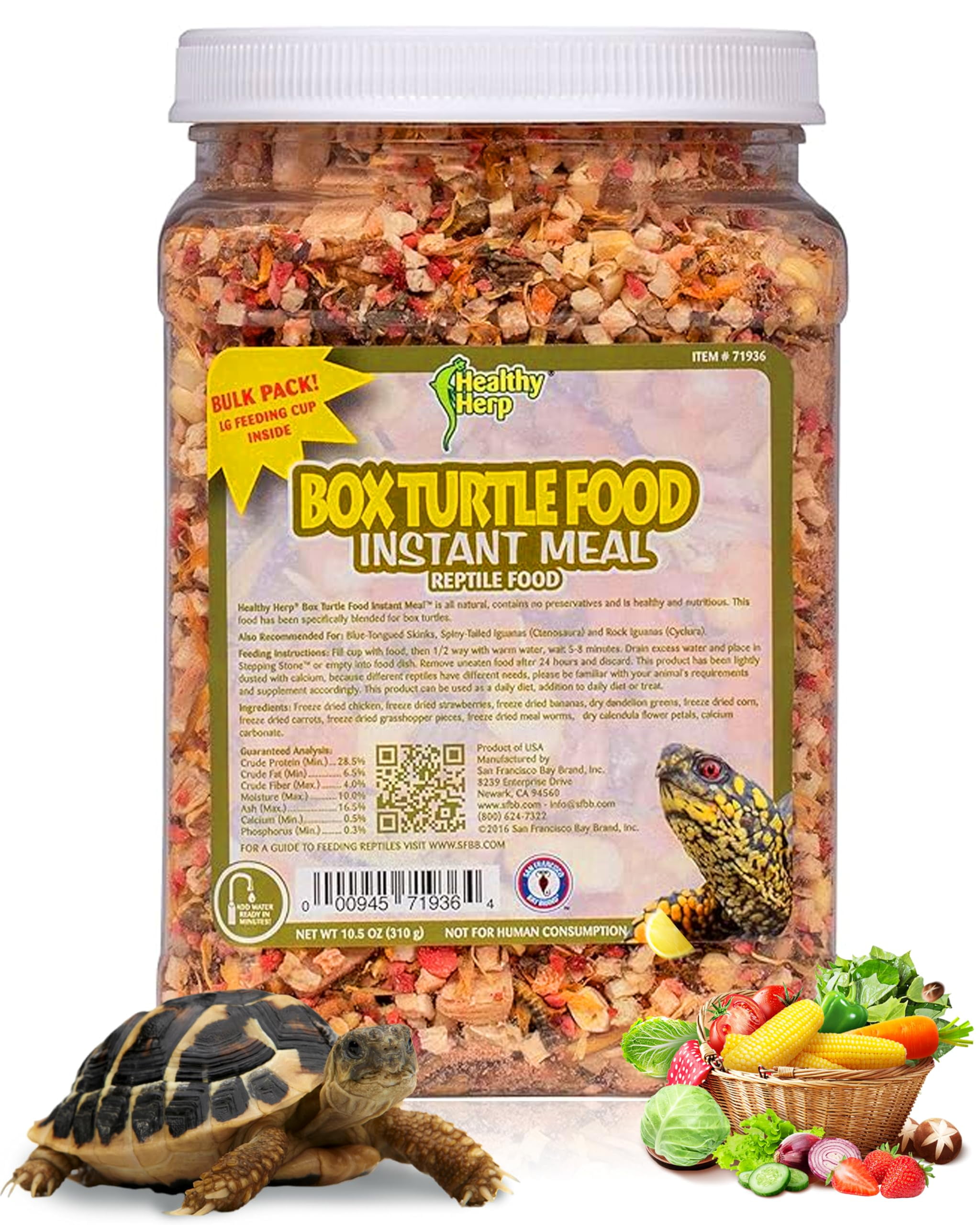 Healthy Herp Box Turtle Food Instant Meal KMC2for Reptiles - Nutritious ...