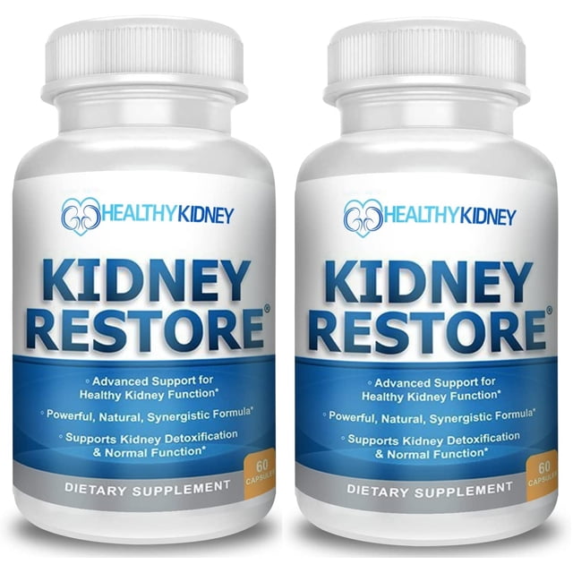 Healthy Kidney Kidney Restore: Kidney Detox Supplement plus Vitamins ...