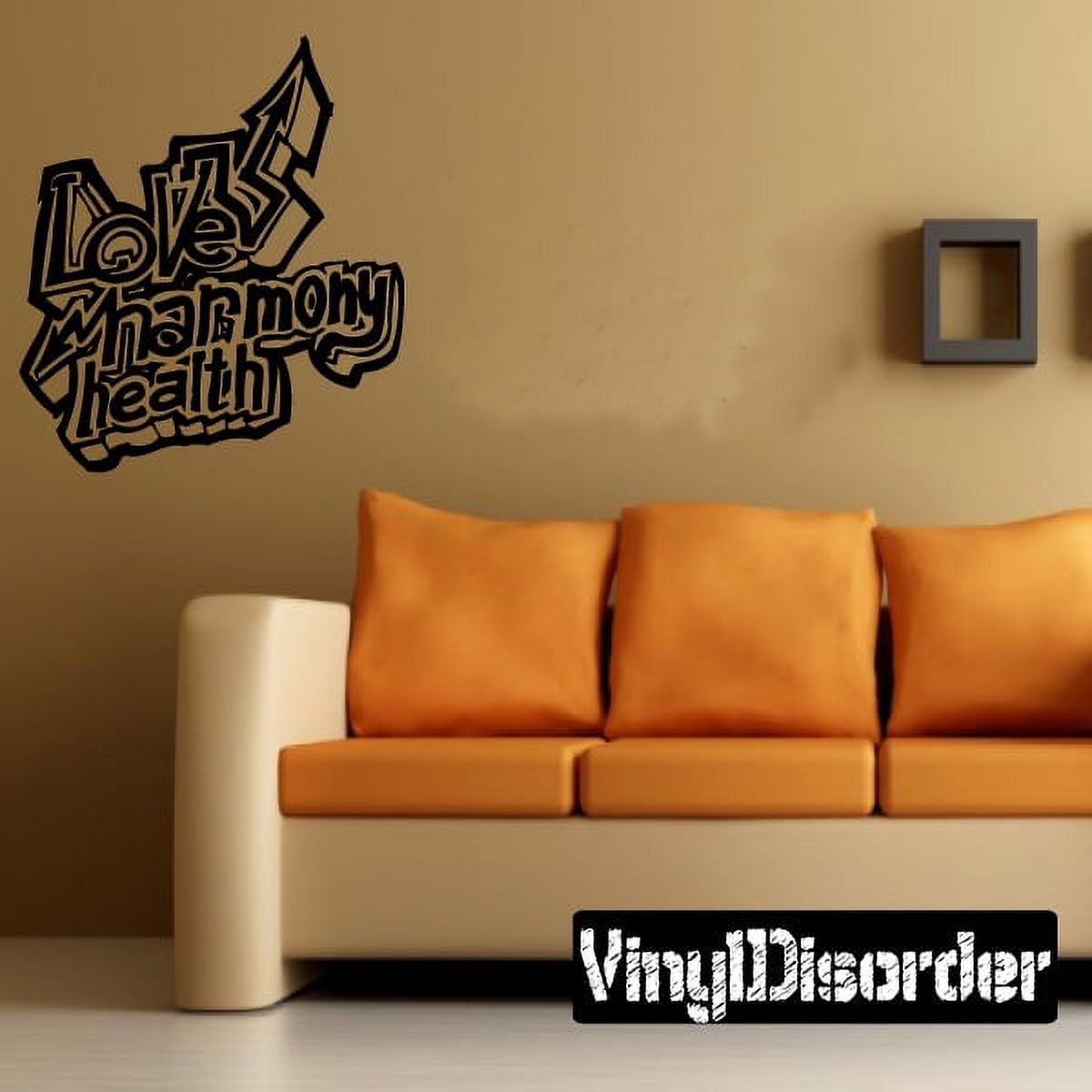 Healthy Lifestyle Wall Decal - Vinyl Decal - Car Decal - DC 036 - 36 Inches - Walmart.com