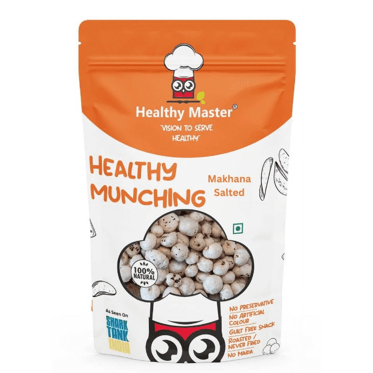 Healthy Master Makhana Salted Fox Nuts - 4.2 oz - Walmart.com