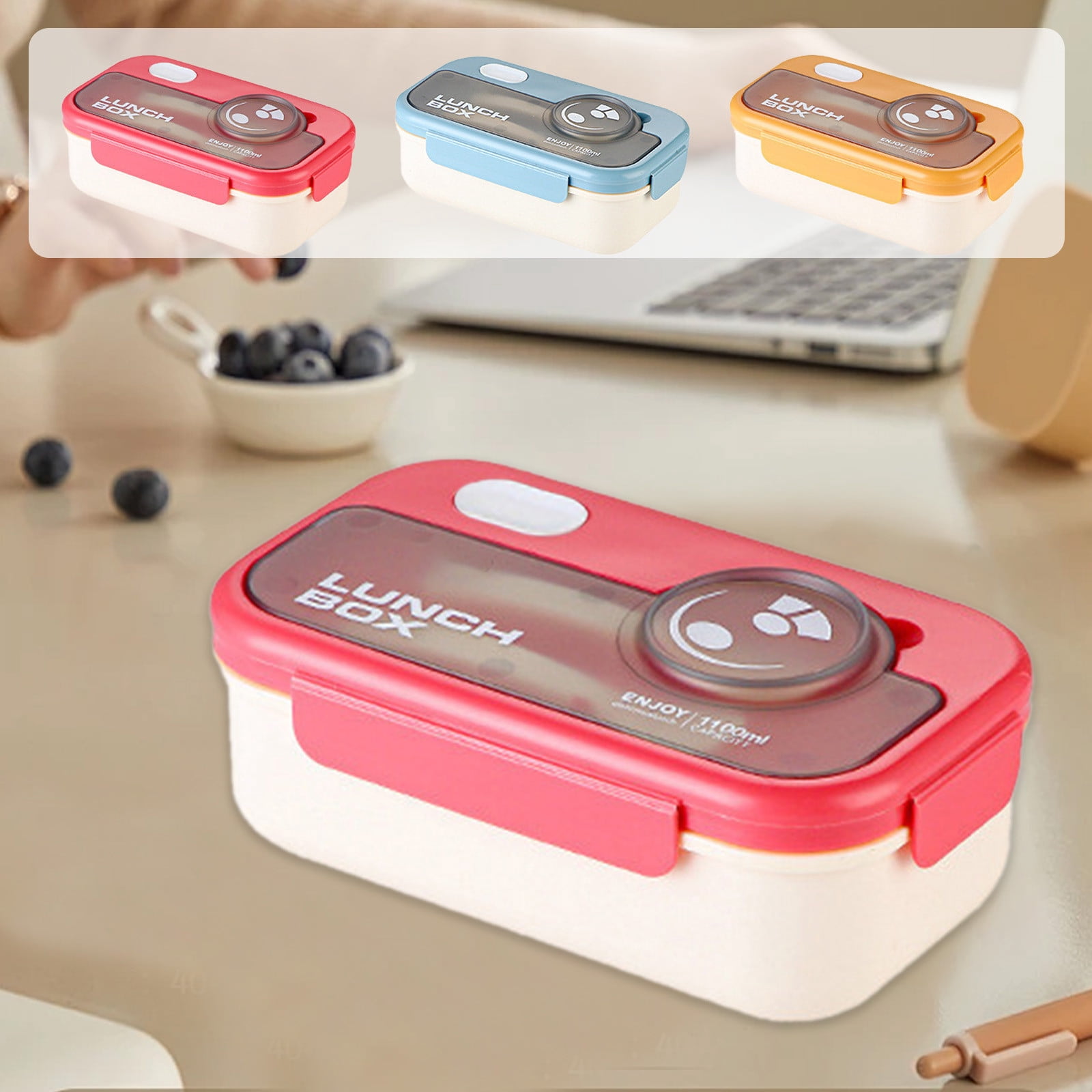 Healthy Meal Prep Box, Sealed Fruit Salad Box, Leakproof Seating ...