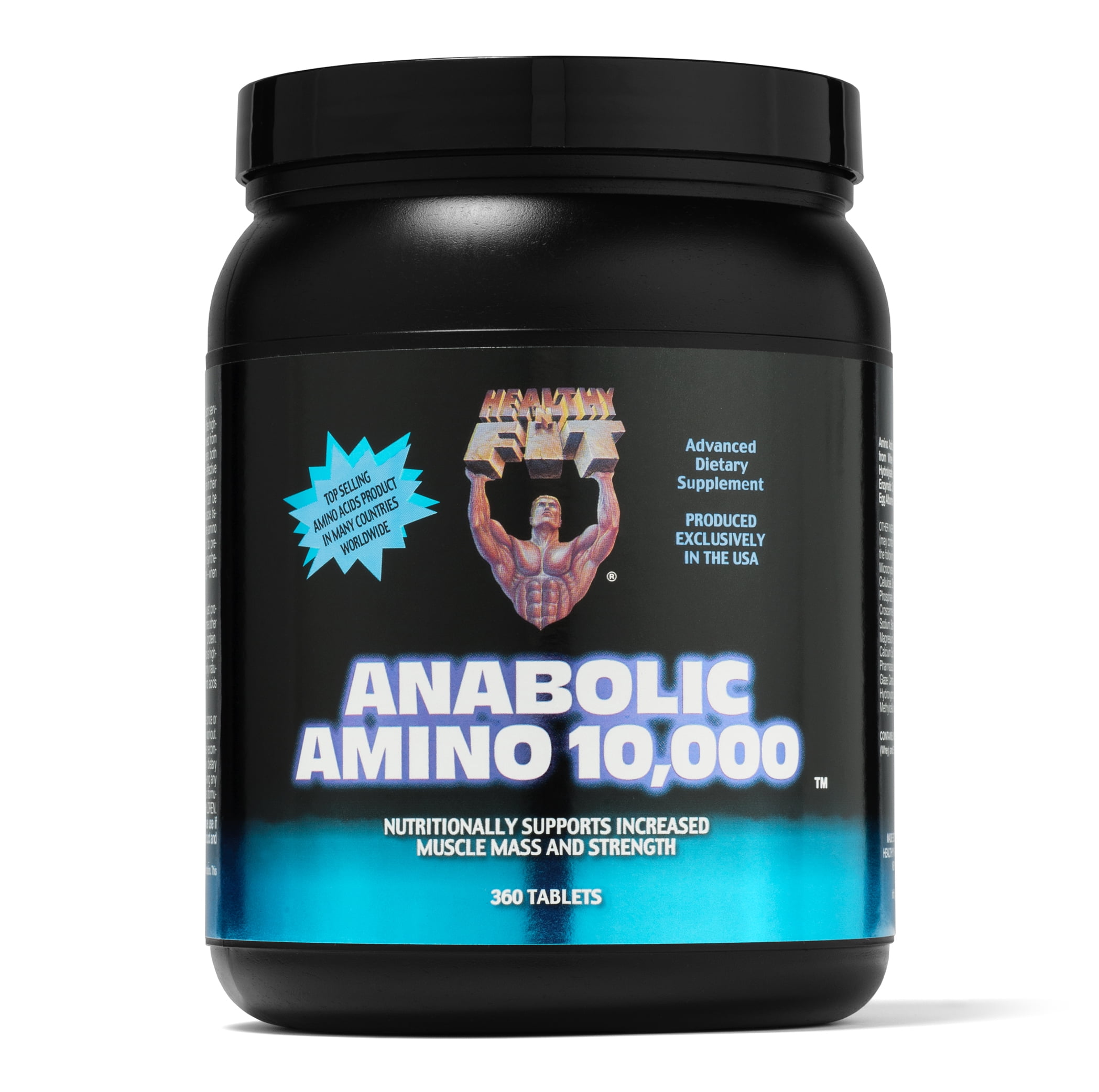 Healthy 'N Fit Nutritionals Amino 10000 Muscle Supplements - 360 ...