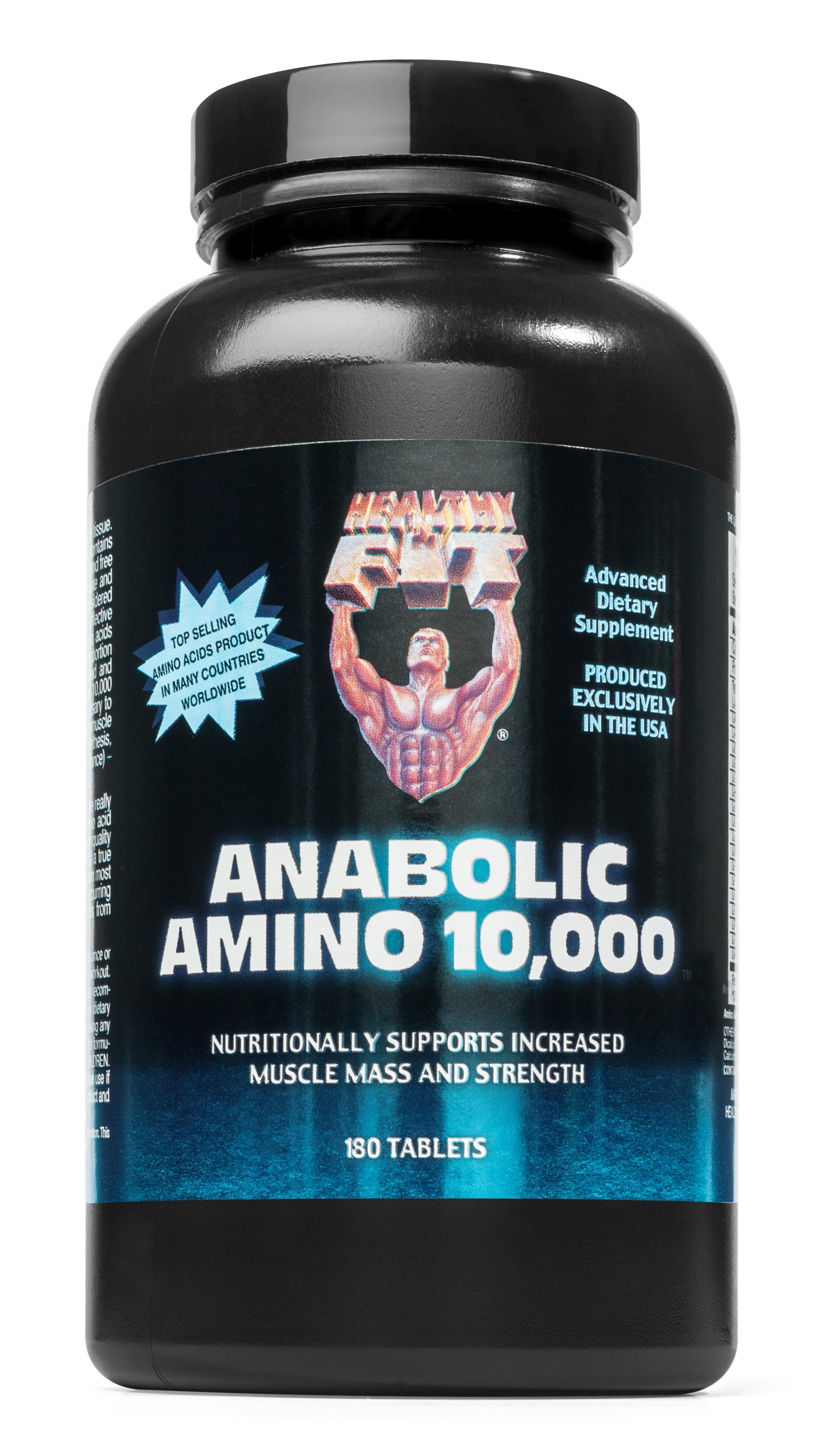 Healthy N Fit Nutritionals Anabolic Amino 10,000 180 Tablets - Walmart.com