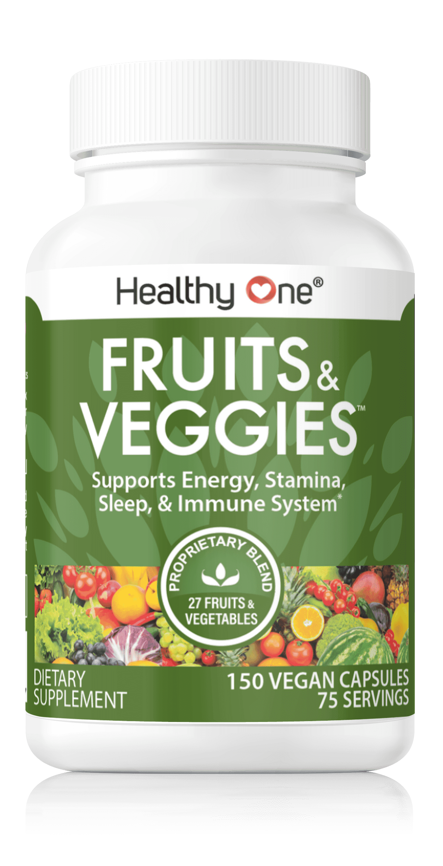 Healthy One Adult's Nature's Greens, Fruits and Veggies Supplement - 27 ...