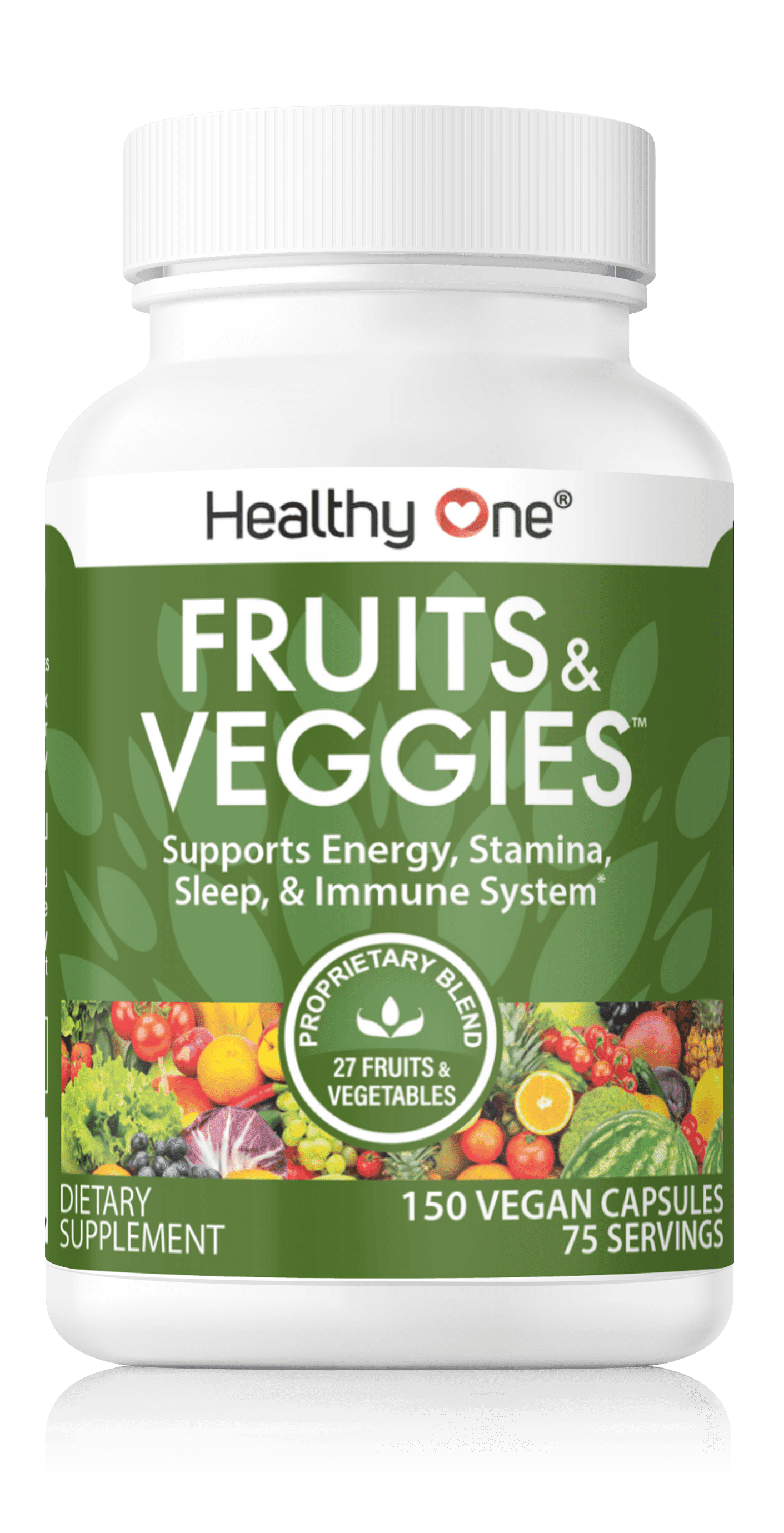 Healthy One Adult's Nature's Greens, Fruits and Veggies Supplement - 27 ...