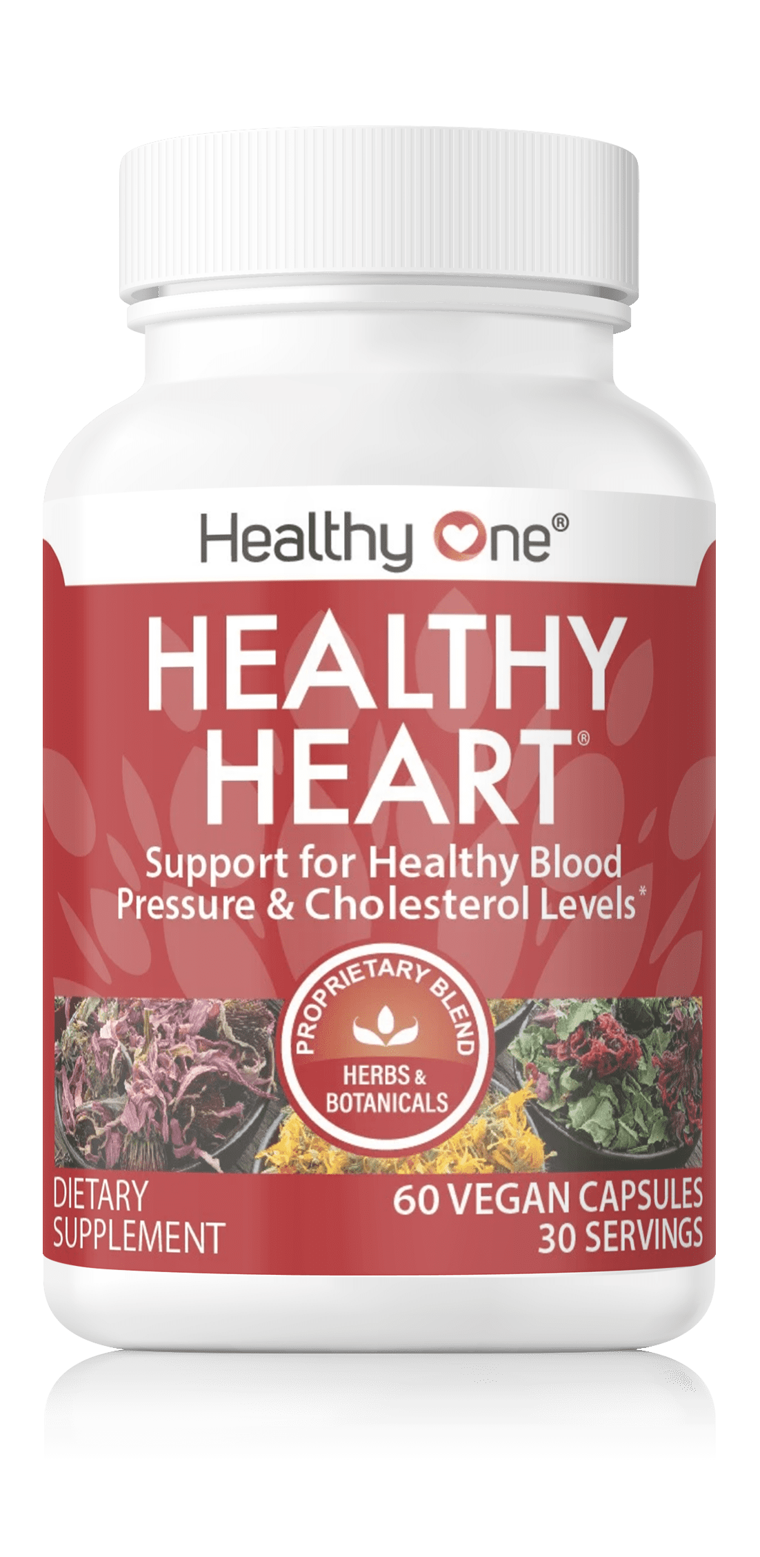 Healthy One Heart Health Supplement - Magnesium Hawthorn & Blood Flow ...