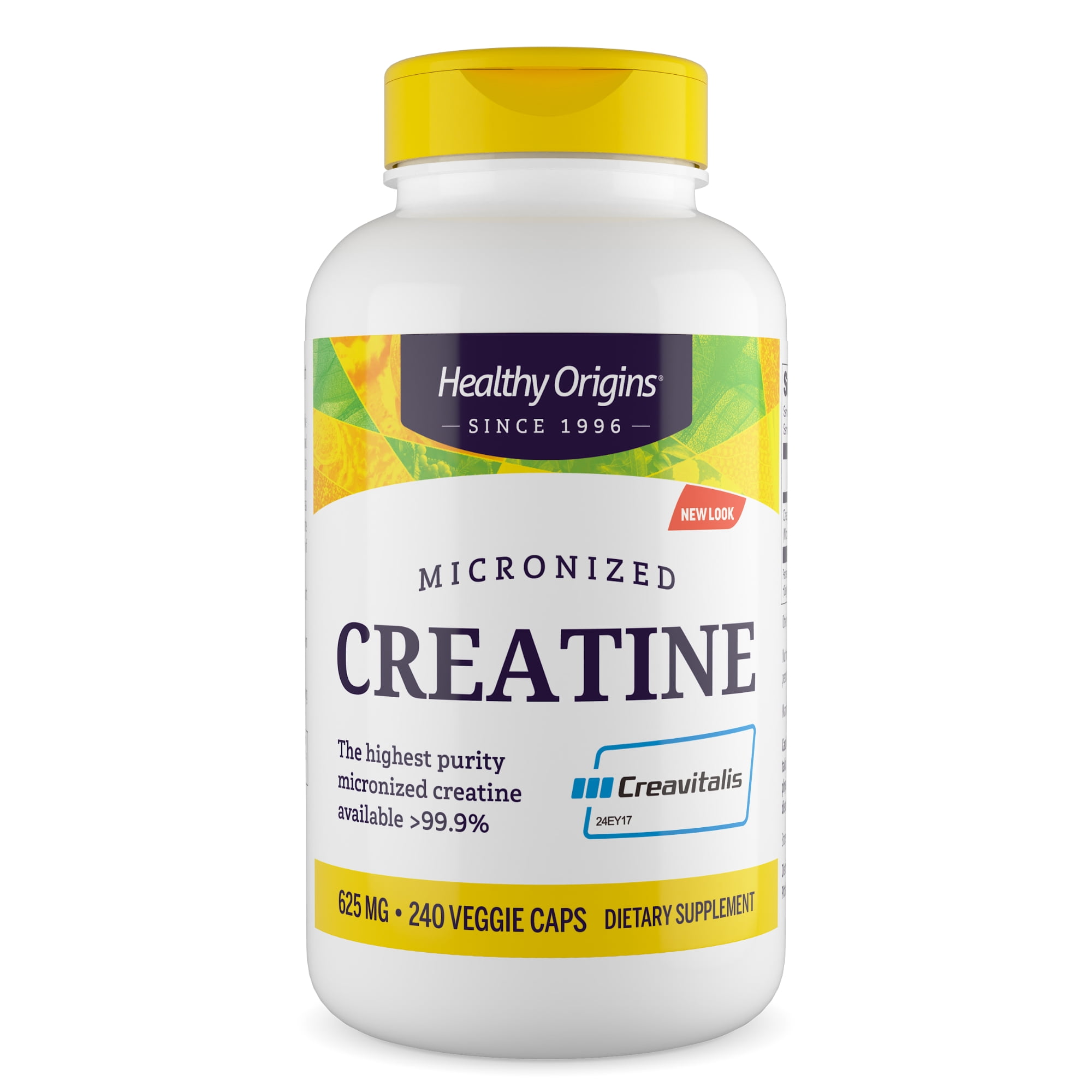 Healthy Origins Micronized Creatine 625 mg (Creavitalis), Creatine ...