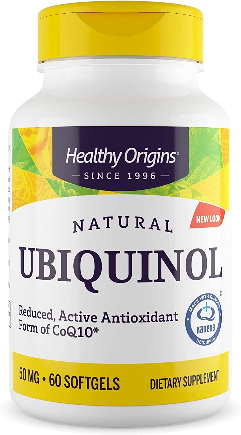 Healthy Origins Ubiquinol, 50mg, Softgels - Walmart.com