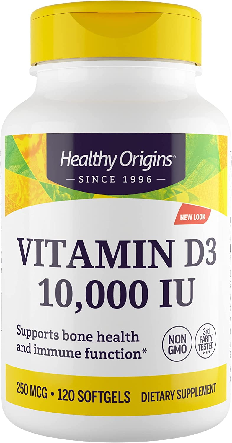 Healthy Origins Vitamin D3 10000 Iu