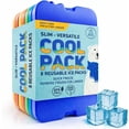 Healthy Packers Slim Ice Packs for Lunch Bags or Coolers (8 Pk ...