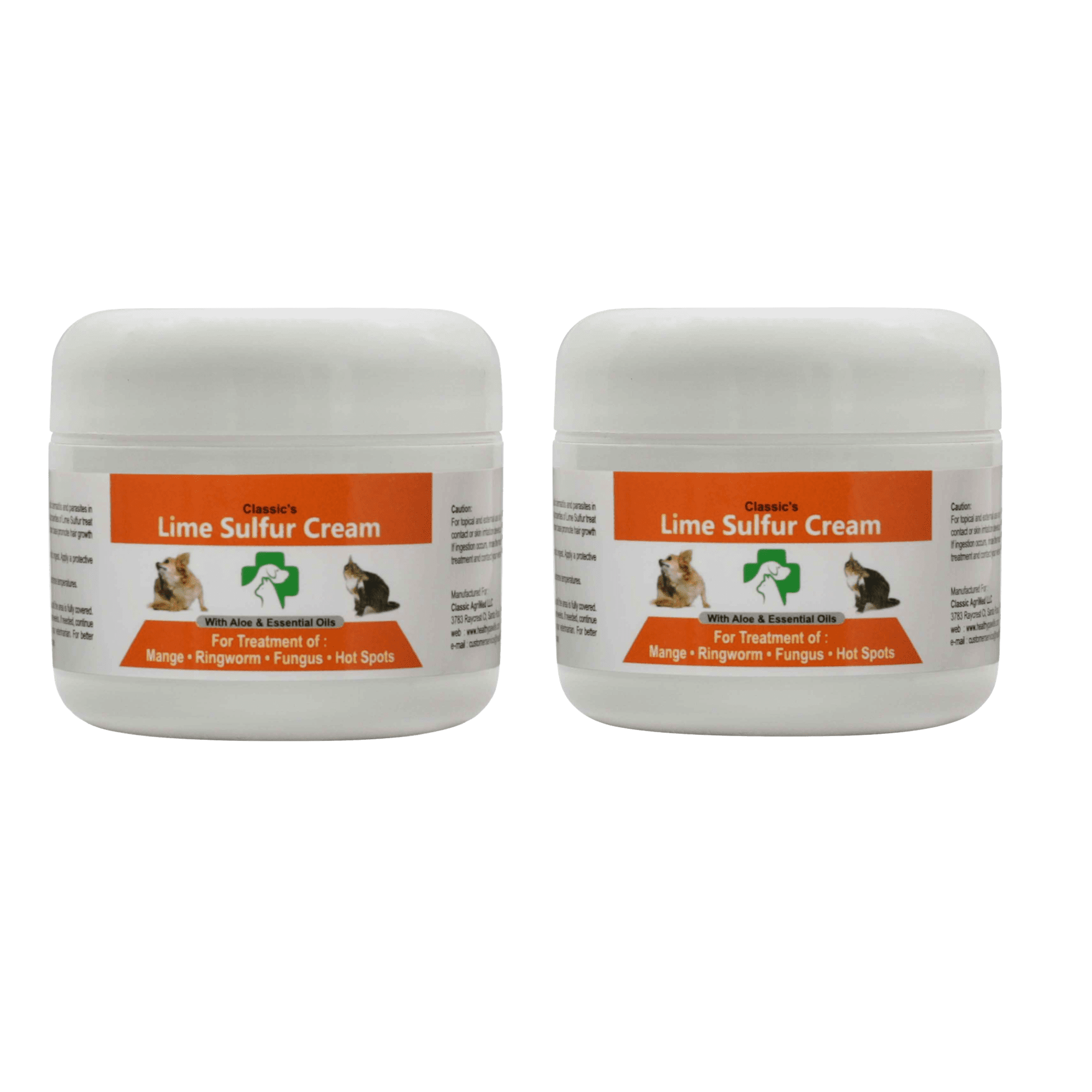 Healthy Paw Life - Lime Sulfur Dip Pet Skin Ointment (2 oz x 2 Jars ...