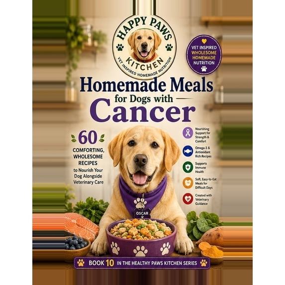 Healthy Paws Kitchen Homemade Meals for Dogs with Cancer: Comforting ...