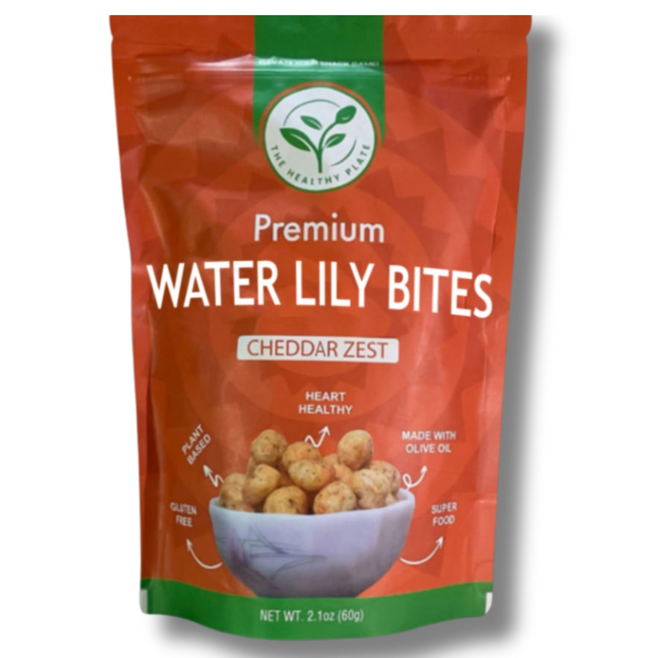 The Healthy Plate Cheddar IRF13 Zest Flavored Popped Water Lily Seeds ...