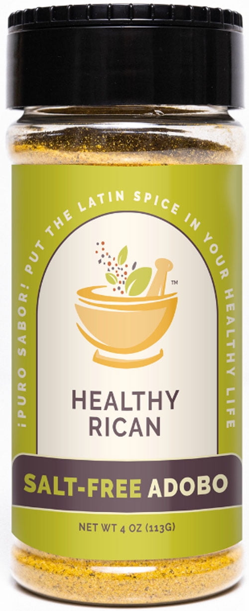 Healthy Rican Salt-Free Adobo Seasoning Spices - 4 oz - Walmart.com