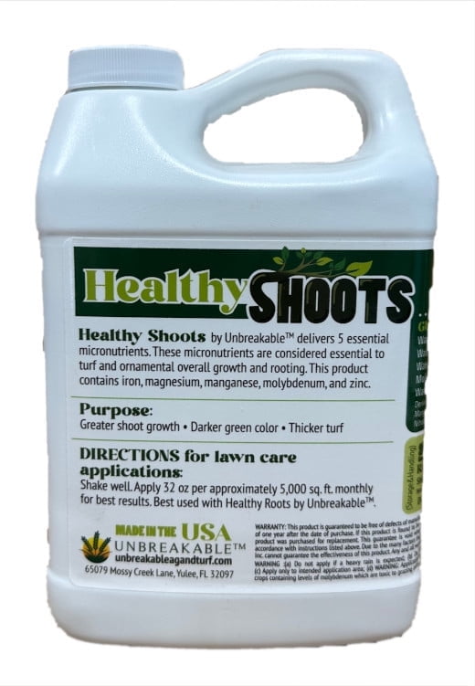 Healthy Shoots - 1 Quart (lawn, food plot liquid micro-nutrient ...