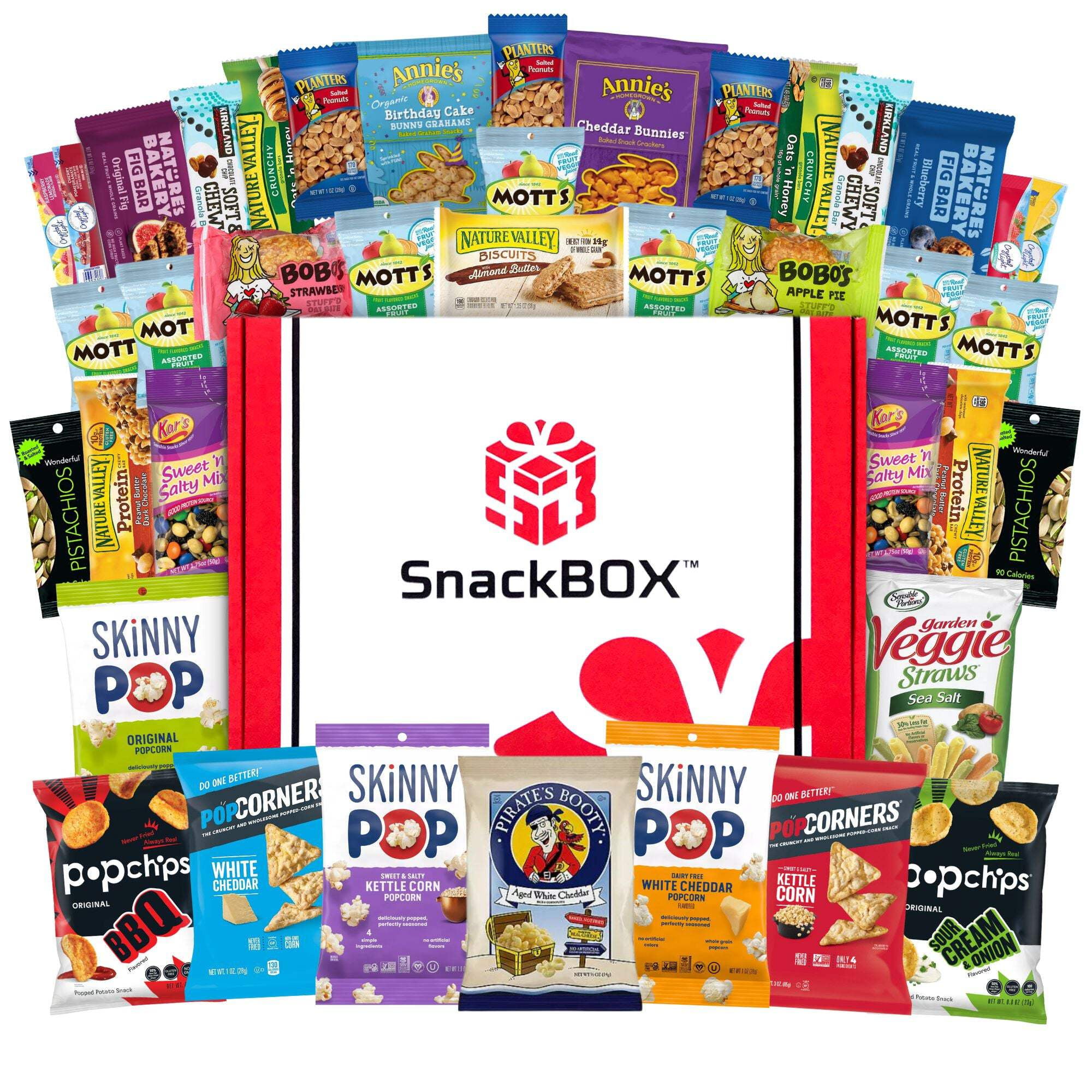 SnackBOX Healthy Snack Care Package (40 Units) - Perfect for College ...