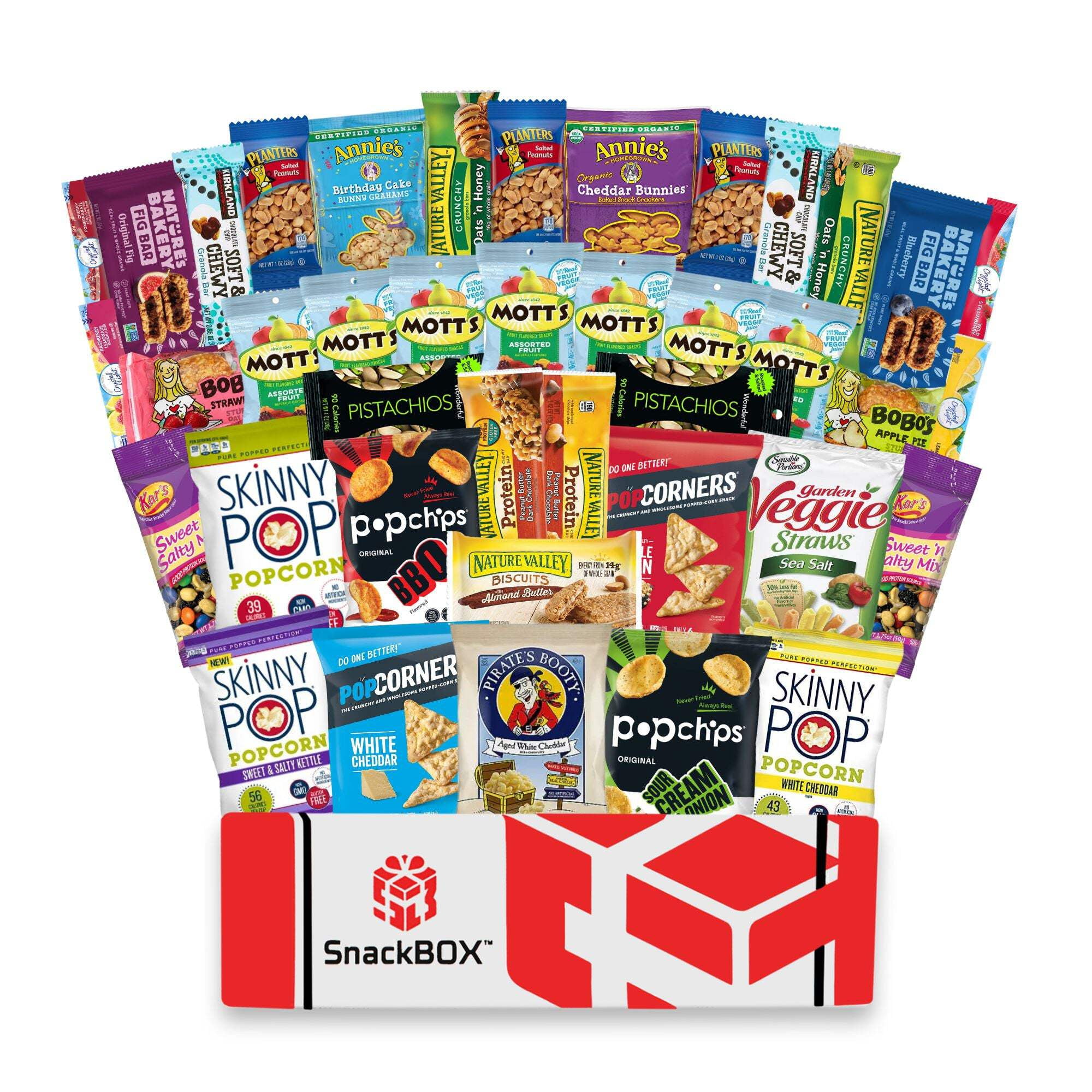 SnackBOX Healthy Snack Care Package (40 Units) - Perfect for College ...