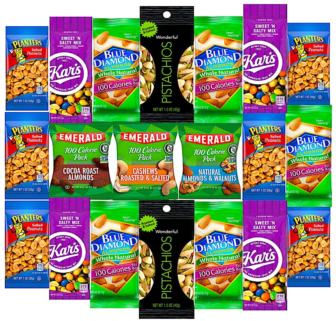 Healthy Snacks Care Package IRF13 Grab And Go Variety Nuts Pack (20 ...
