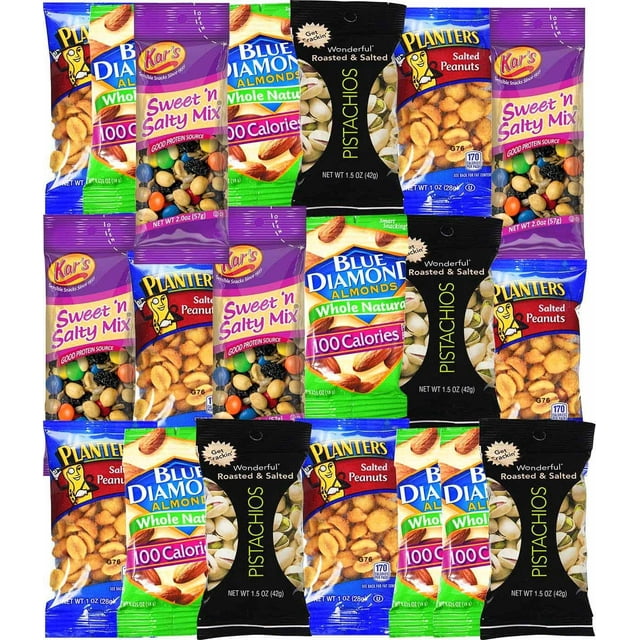 Healthy Snacks Care Package Snack Box Grab And Go Variety Pack (20 ...