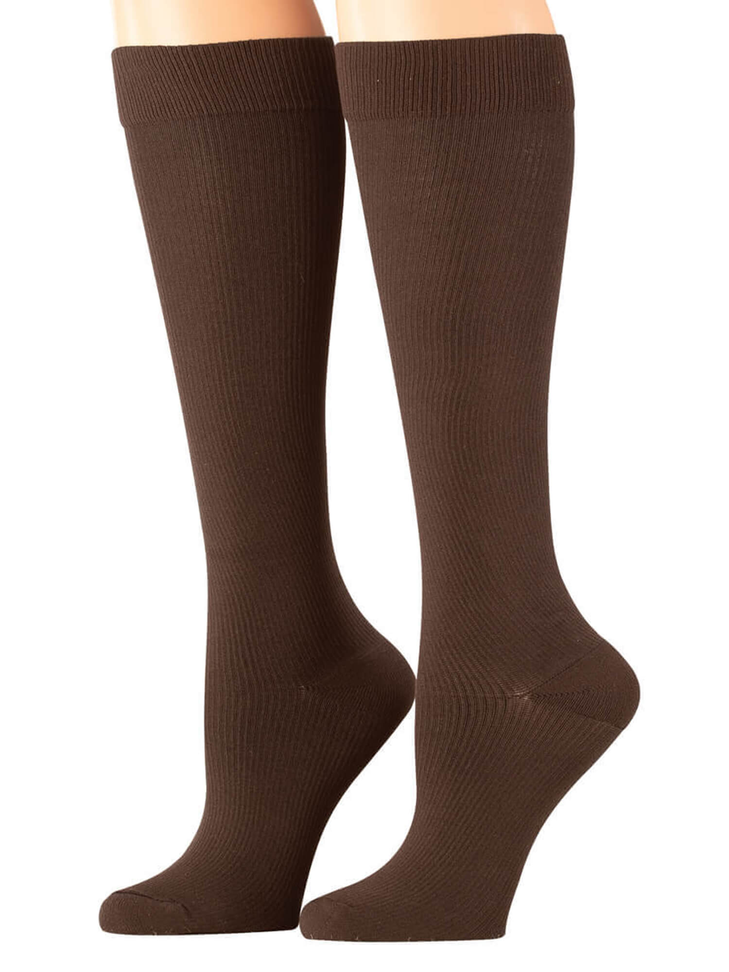 Healthy Steps Compression Socks 20-30 mmHg, Brown, X-Large - Walmart.com