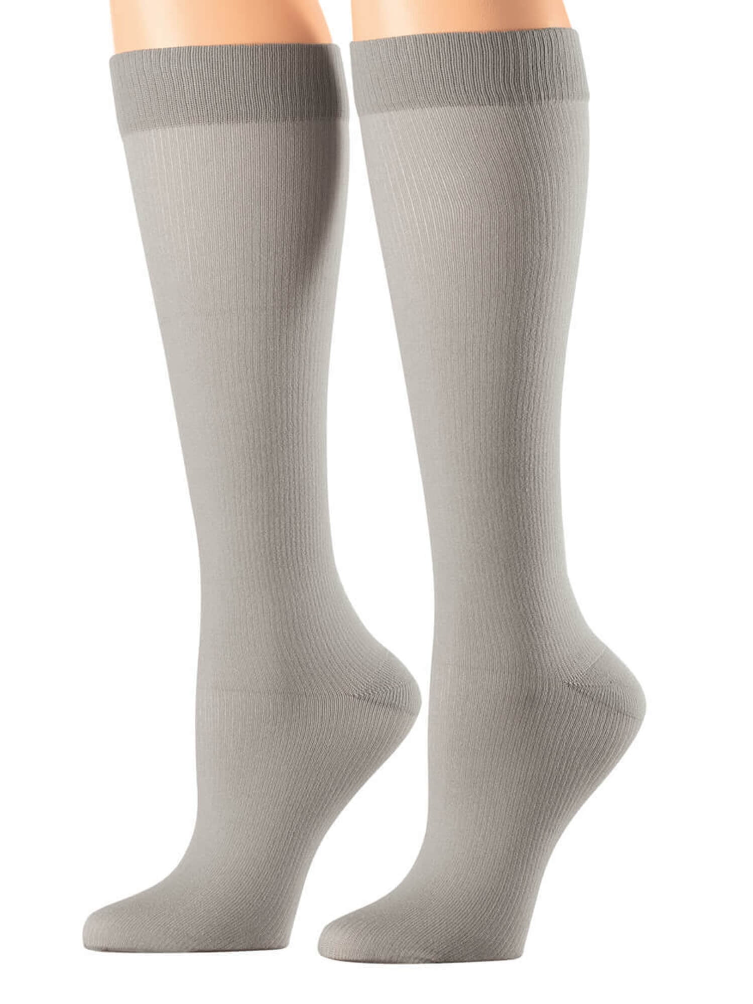 Healthy Steps Compression Socks 20-30 mmHg, Grey, Medium - Walmart.com