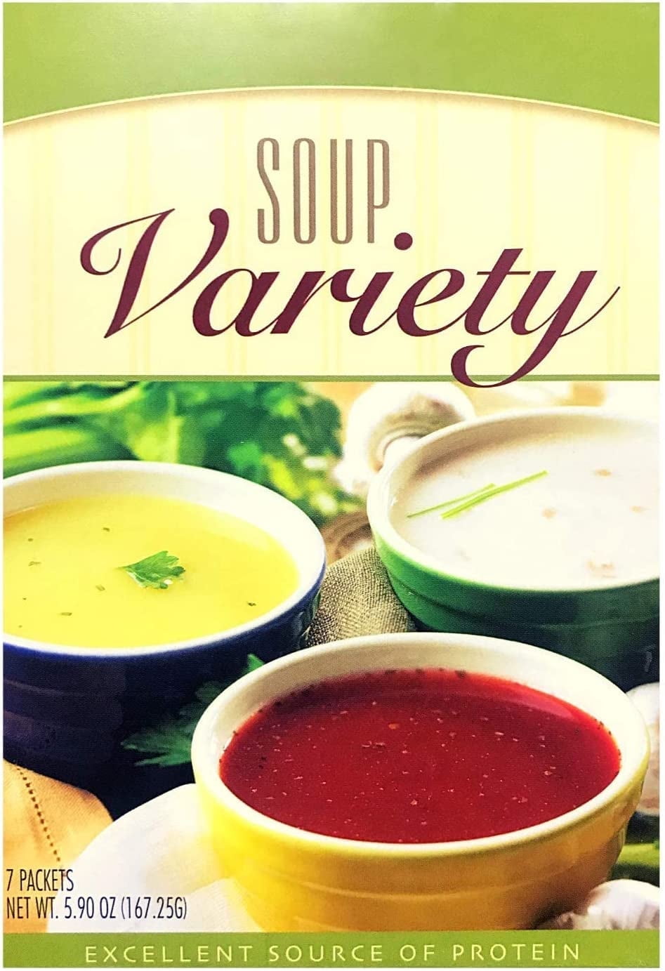 HealthyWise High Protein, Low Calorie, Weight Loss Soup Variety Pack, 7 ...
