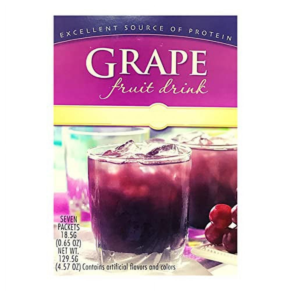 HealthyWise Grape Protein Fruit Drink, Low Calorie, 7 Servings Per Box ...