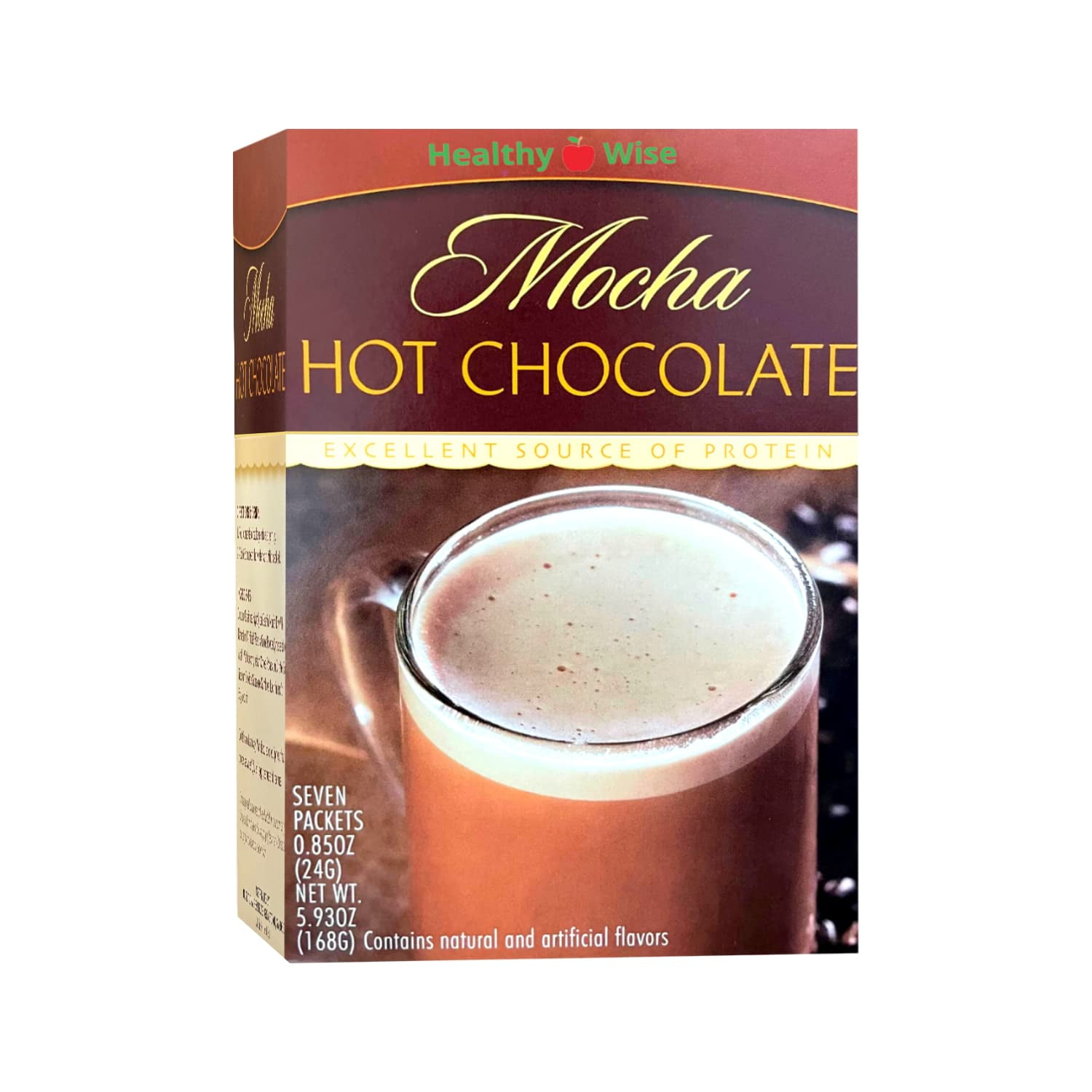 HealthyWise - Diet Drink Powder, High Protein Hot Cocoa, Low Carb, Low ...