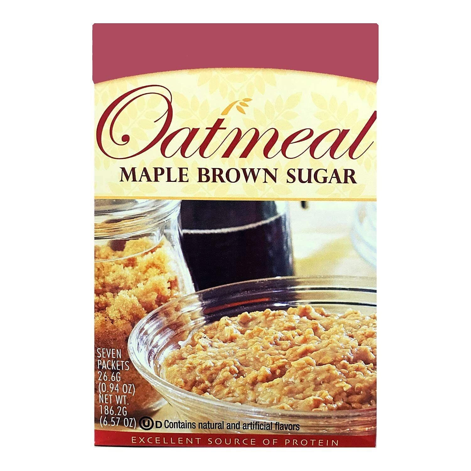 HealthyWise - High Protein Maple Brown Sugar Oatmeal, 15g Protein, Low ...