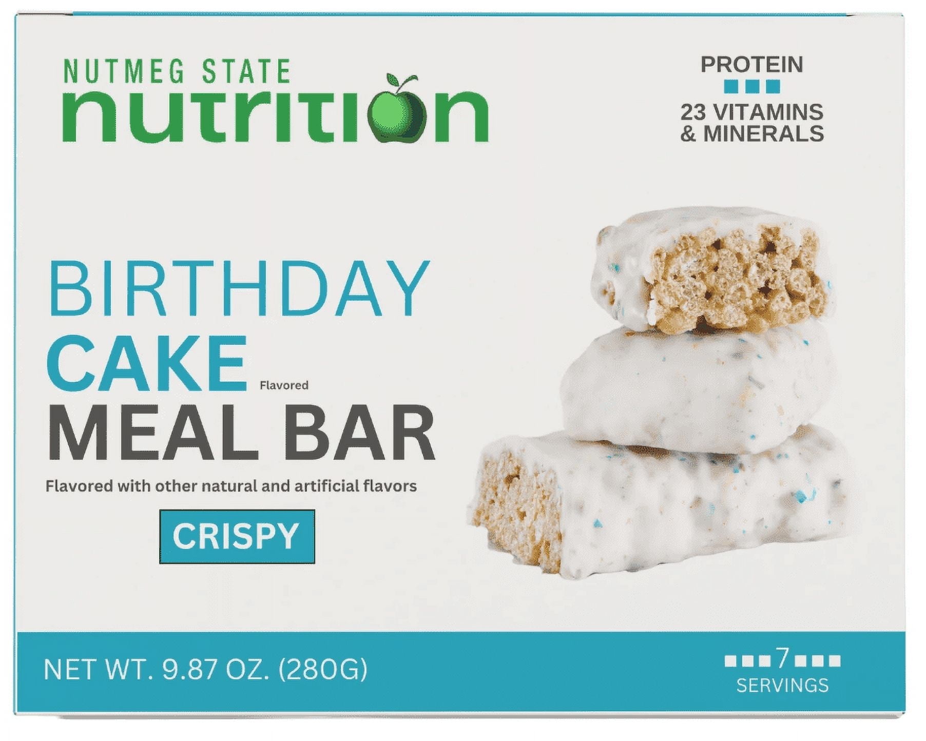 Healthywise Nutrition Bar, High Protein, Birthday Cake, 7 Pack ...