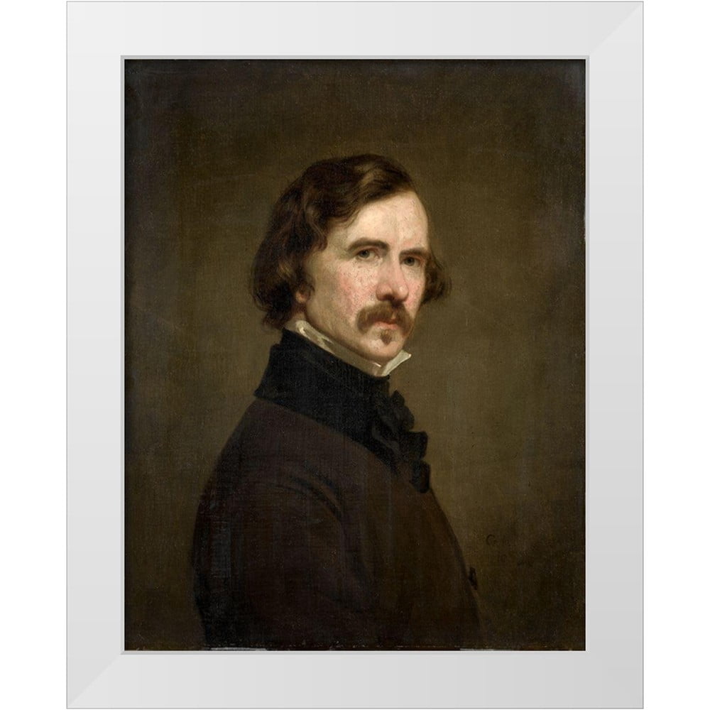 Healy, Geogre Peter Alexander 15x18 White Modern Wood Framed Museum Art ...