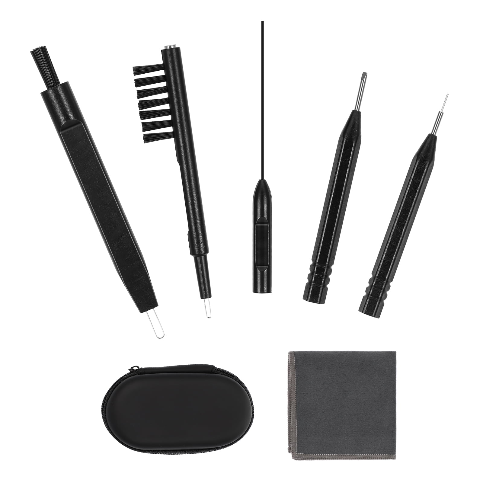 Hearing Aid Cleaning All Purpose Cleaner Kit Amplifier Tool with Case ...