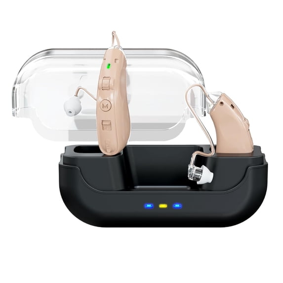 Hearing Aids, Rechargeable Hearing Aid for Seniors Adults with Noise ...