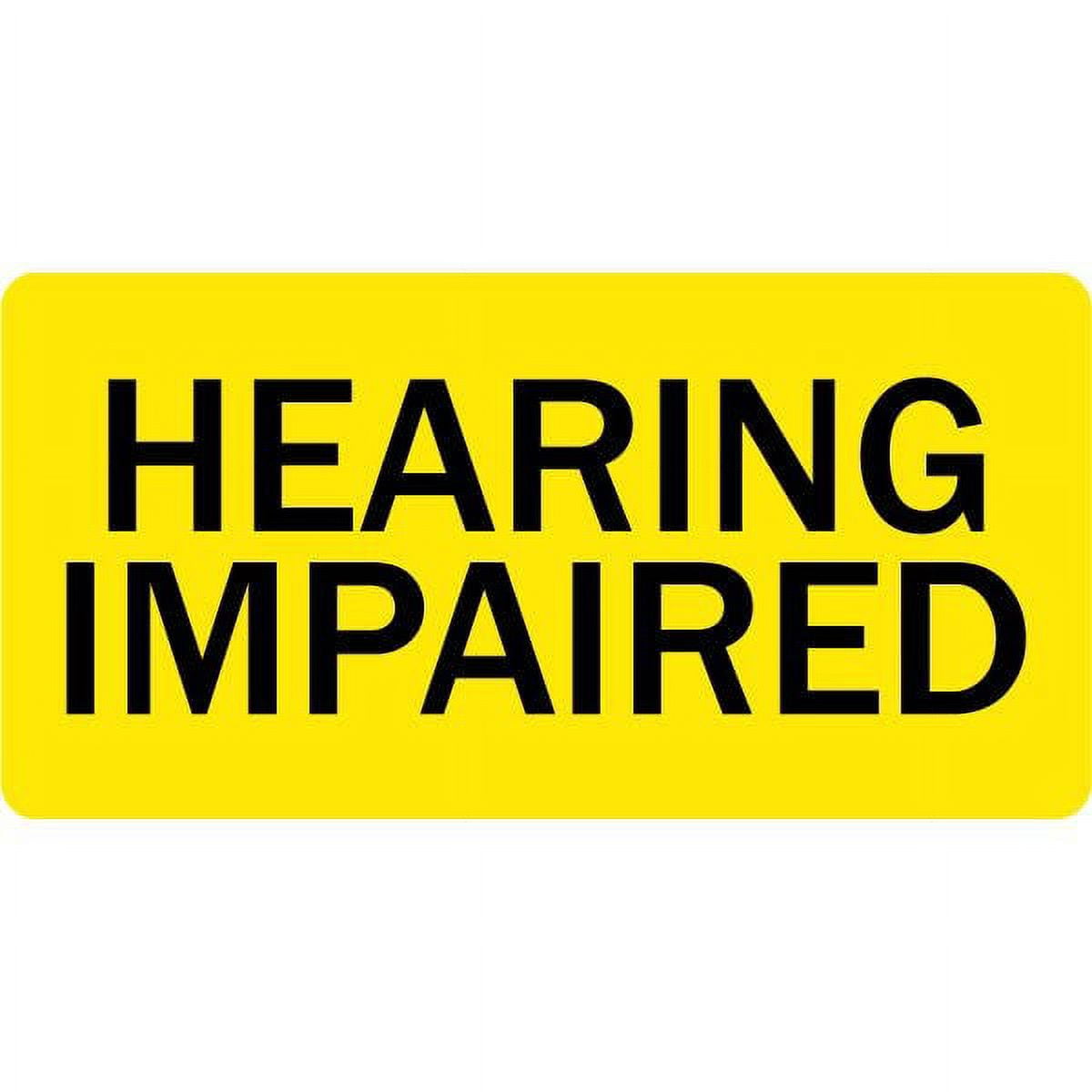Hearing Impaired Veterinary Labels - Walmart.com