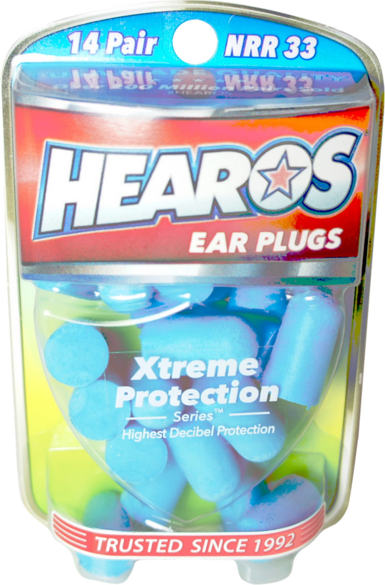 Hearos Ear Plugs Xtreme Protection Series 14 pairs (Pack of 3 ...
