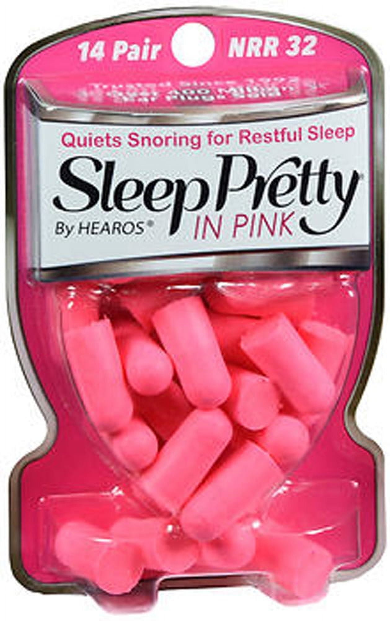 Hearos Small Ear Plugs, Sleep Pretty In Pink, Noise Cancelling, Soft ...