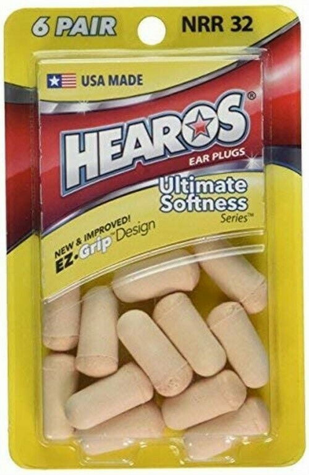 Hearos Ultimate Softness Series Ear Plugs, 6 Pairs - Walmart.com