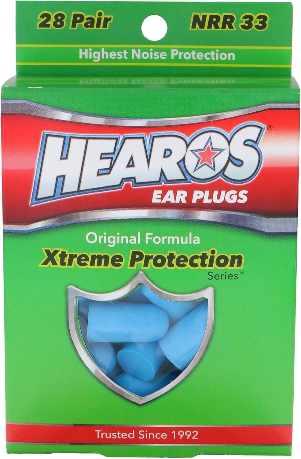 HEAROS Extreme Protection Ear Plugs, NRR 33 Foam Ear Plugs for Noise ...