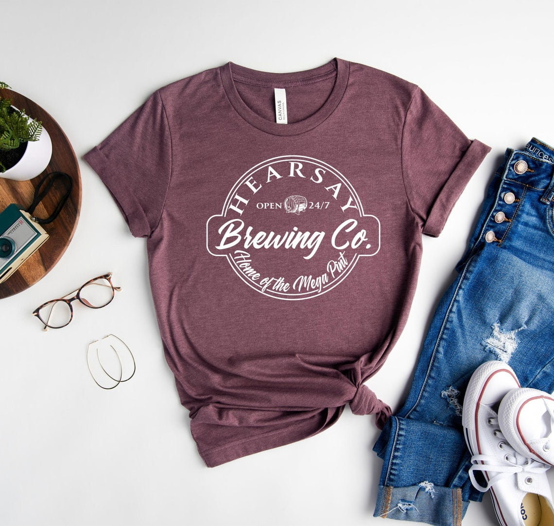 Hearsay Brewing Co Shirt, Johnny Depp Hearsay Shirt, Home Of The Mega ...