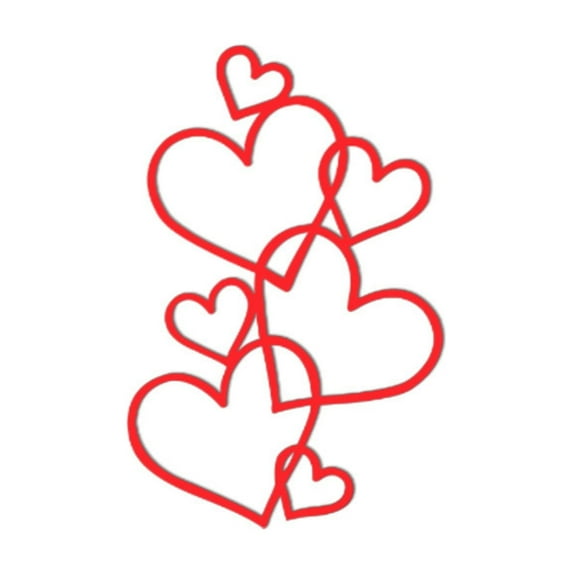 Heart Acrylic Valentine's Day Cake Valentine's Day Cake Toppers For ...