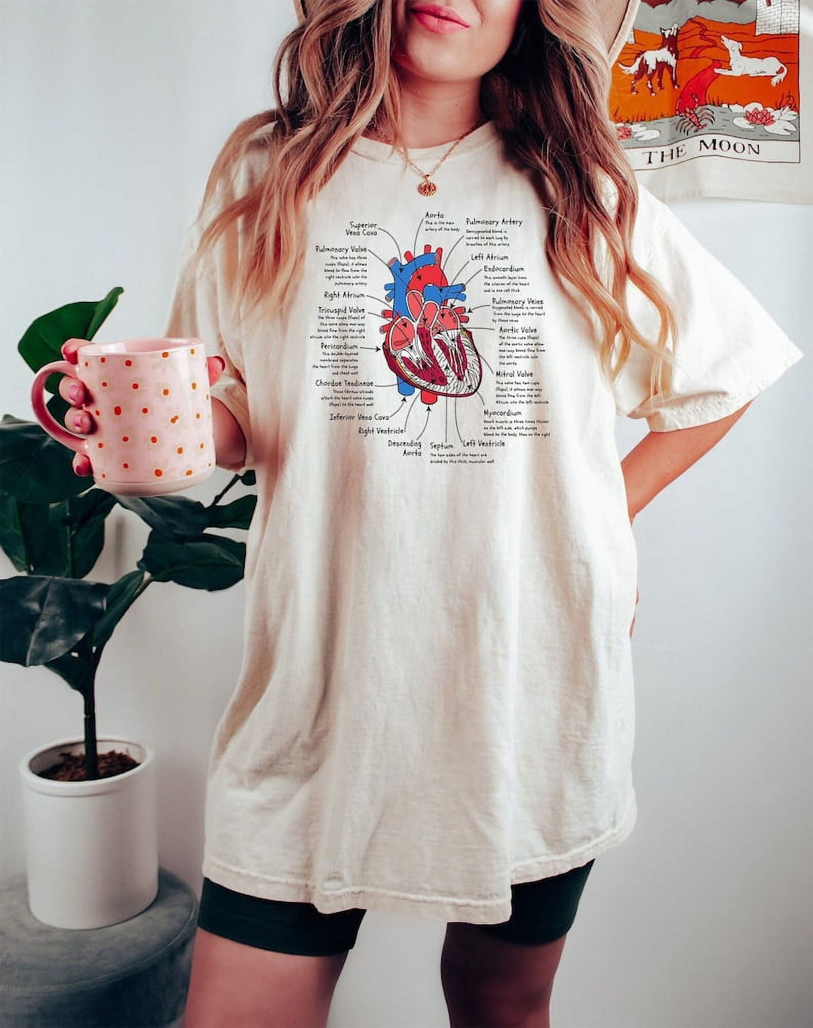 Heart Anatomy CVICU Nurse T-shirt – Cardiac Nurse Sonographer ...
