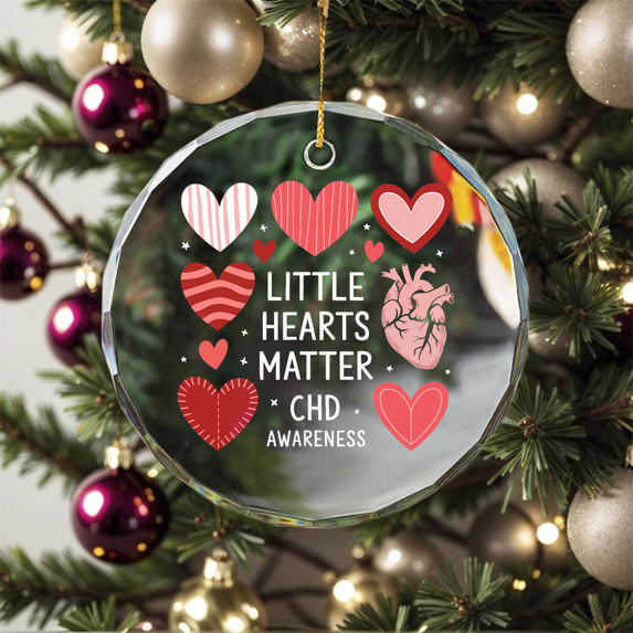Heart Anatomy Valentine Little Heart CHD Awareness Ornament, Room ...
