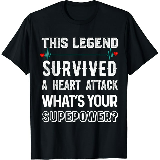 Heart Attack Survivor Recovery Get Well Cardiac Arrest T-Shirt ...