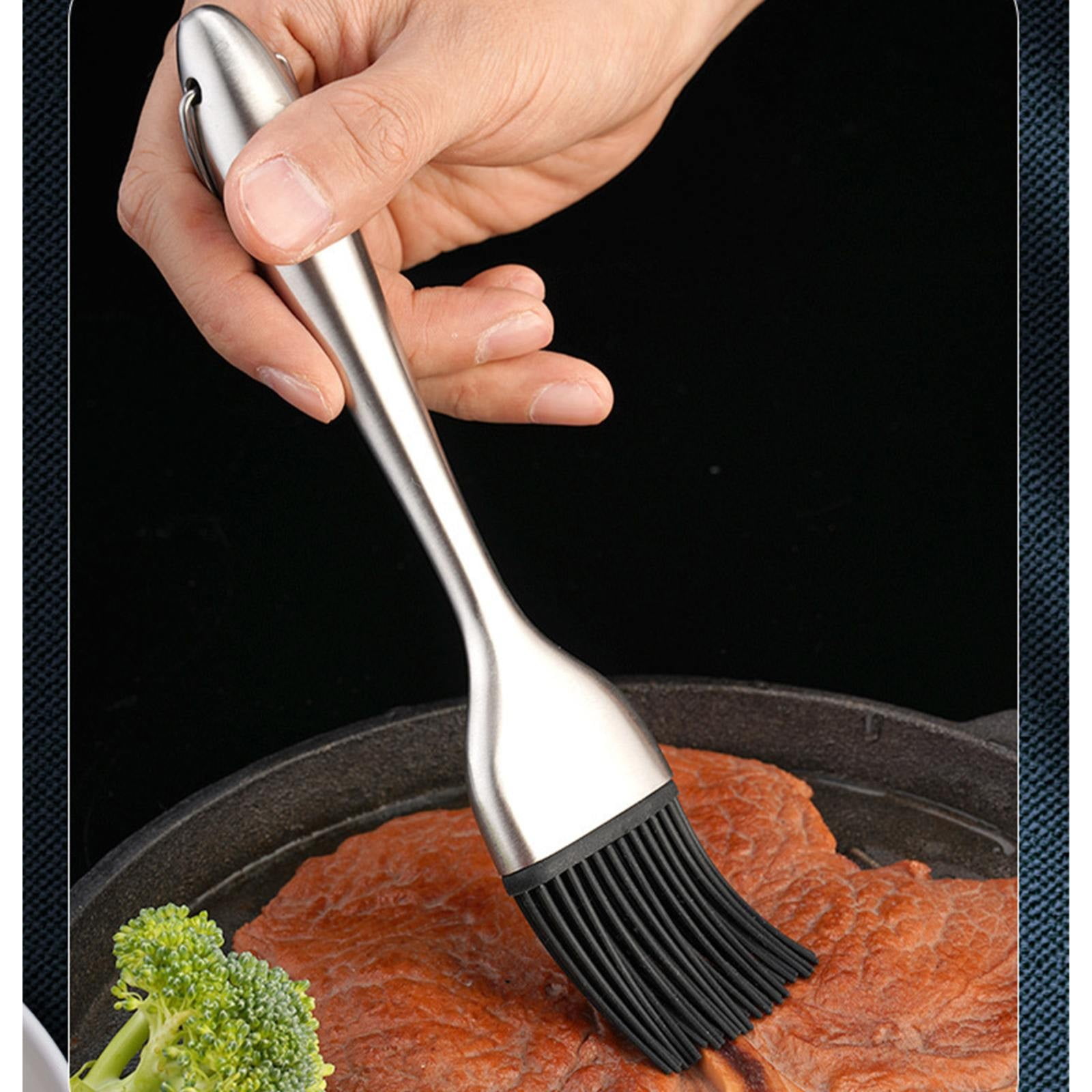 Heart Baking Tools, Silver Basting Brush For Cooking, 304 Stainless ...