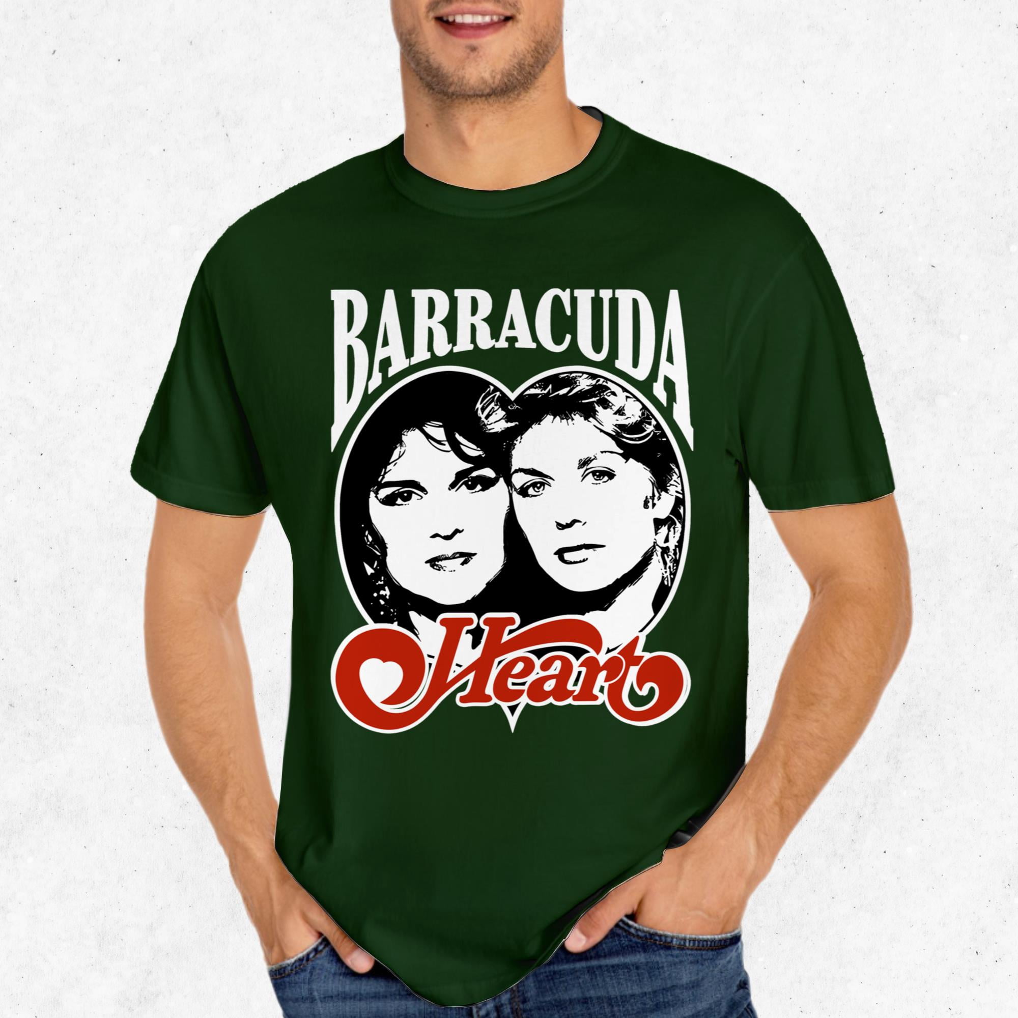 Heart Band Barracuda Vintage Graphic T-Shirt - Classic Rock Music Tee ...