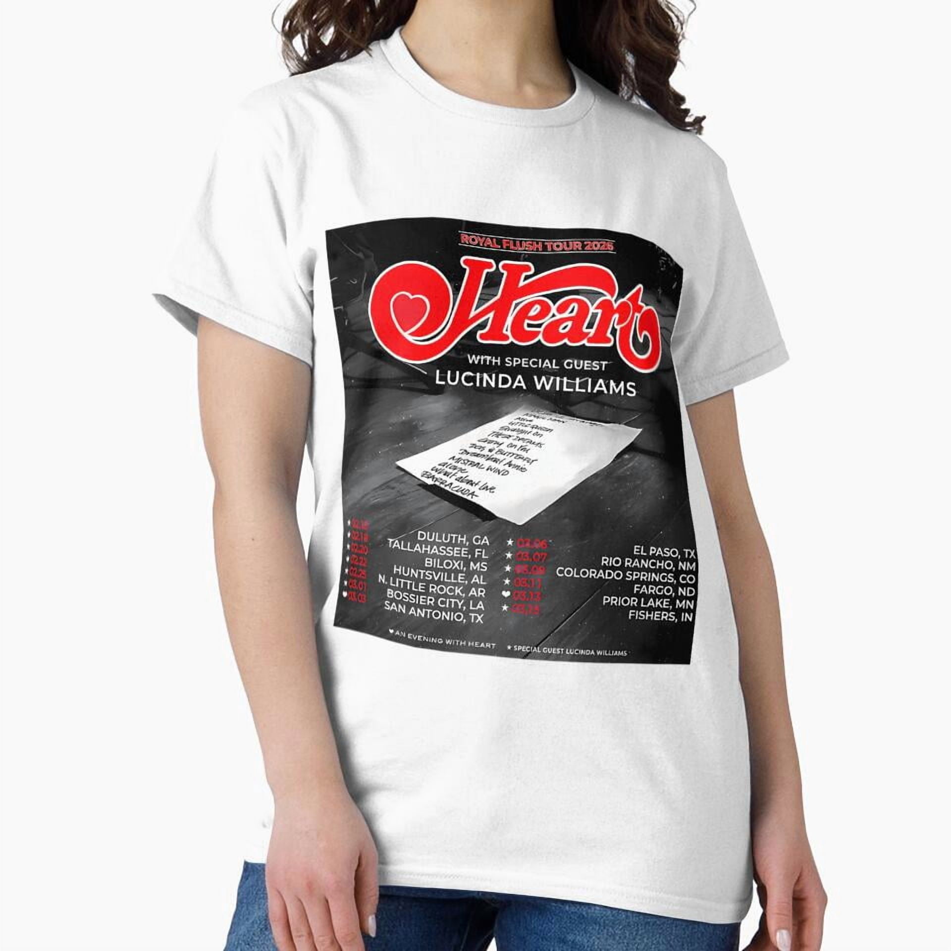 Heart Band Tour Classic Band Fan Collection T-Shirt - Walmart.com