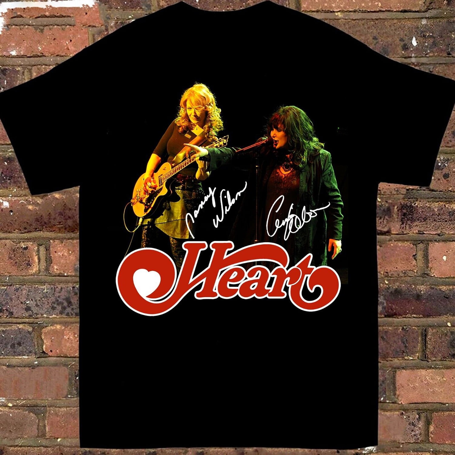 Heart Band shirt Signature Gift For Fans Unisex - Walmart Business Supplies