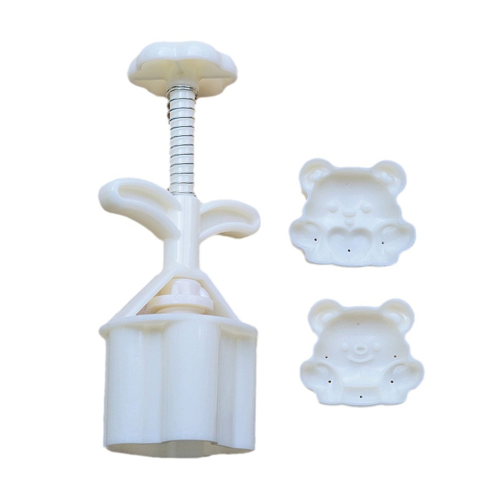 Heart Bear Cakes Mold Pastries Tools Hand Press Cookie Dessert Cutter ...